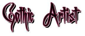 Gothic Artist logo. Free logo maker.