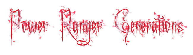 power ranger generations logo. Free logo maker.
