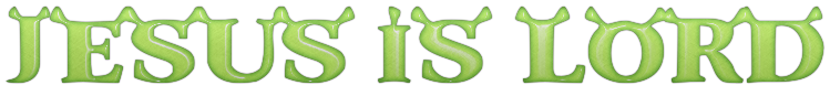 JESUS IS LORD logo. Free logo maker.
