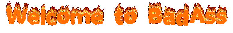 Welcome to BadAss logo. Free logo maker.