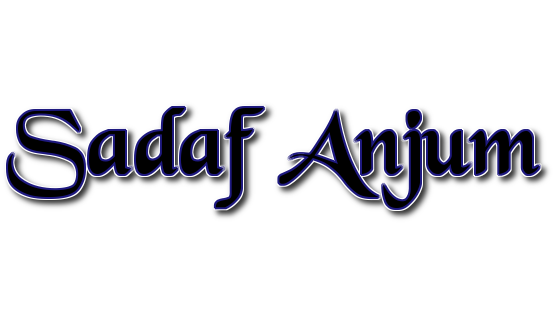 Sadaf Name Logo