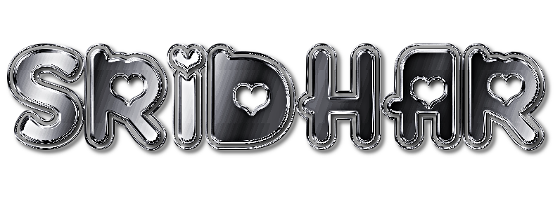 SRIDHAR logo. Free logo maker.