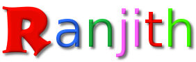 Ranjith logo. Free logo maker.