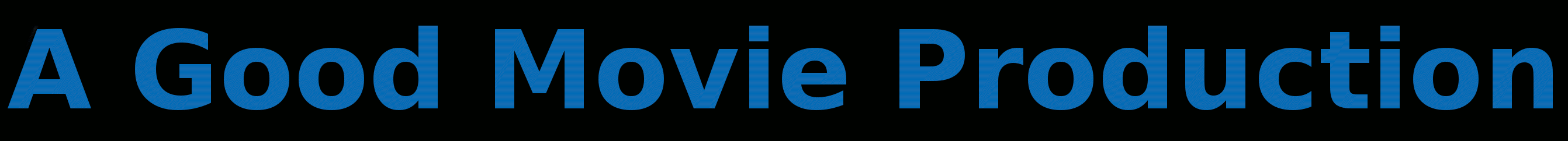 A Good Movie Production logo. Free logo maker.