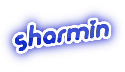 sharmin logo. Free logo maker.