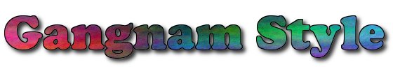Gangnam Style logo. Free logo maker.