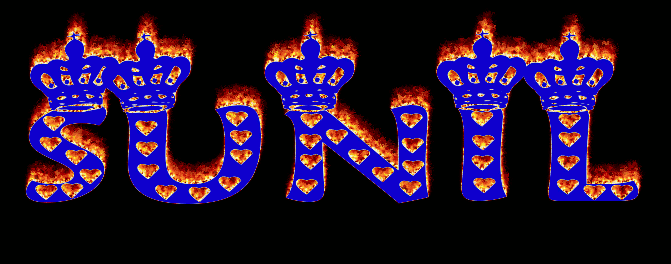 SUNIL logo. Free logo maker.