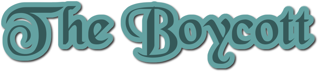 The Boycott logo. Free logo maker.