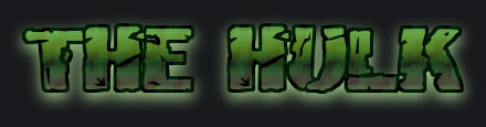 THE HULK logo. Free logo maker.