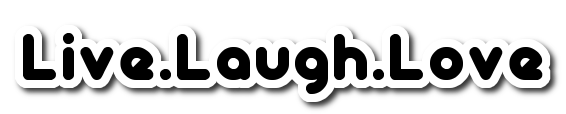 Live.Laugh.Love logo. Free logo maker.