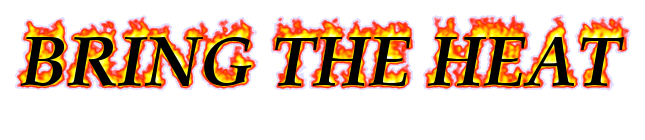 BRING THE HEAT 3 logo. Free logo maker.