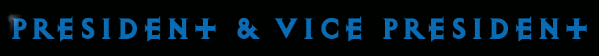 President & Vice President logo. Free logo maker.