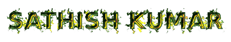 SATHISH KUMAR logo. Free logo maker.