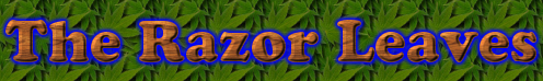 The Razor Leaves logo. Free logo maker.