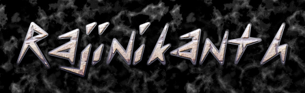 Rajinikanth logo. Free logo maker.