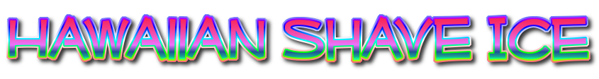 Hawaiian Shave Ice logo. Free logo maker.