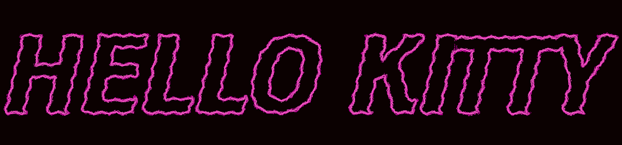 HELLO KITTY logo. Free logo maker.