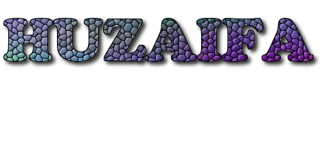 HUZAIFA logo. Free logo maker.