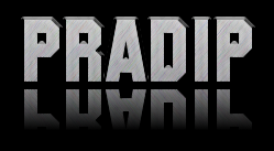 PRADIP logo. Free logo maker.