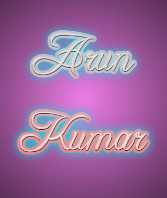 Arun Kumar logo. Free logo maker.
