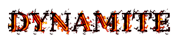 DYNAMITE logo. Free logo maker.