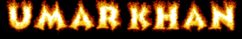 UMAR KHAN logo. Free logo maker.