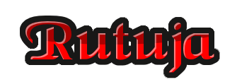Rutuja Name Logo Personalized Calligraphy Signature For Rutuja | Name