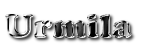 Urmila Name Logo