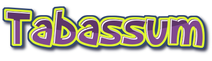 Tabassum Name Logo