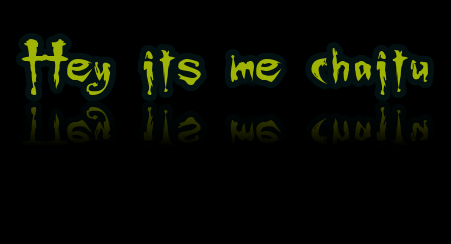 Hey its me chaitu logo. Free logo maker.