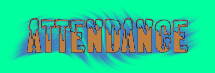 ATTENDANCE logo. Free logo maker.