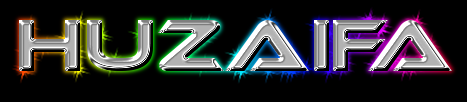 Huzaifa logo. Free logo maker.