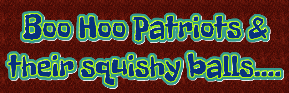 Boo Hoo Patriots & their squishy balls.... logo. Free logo maker.