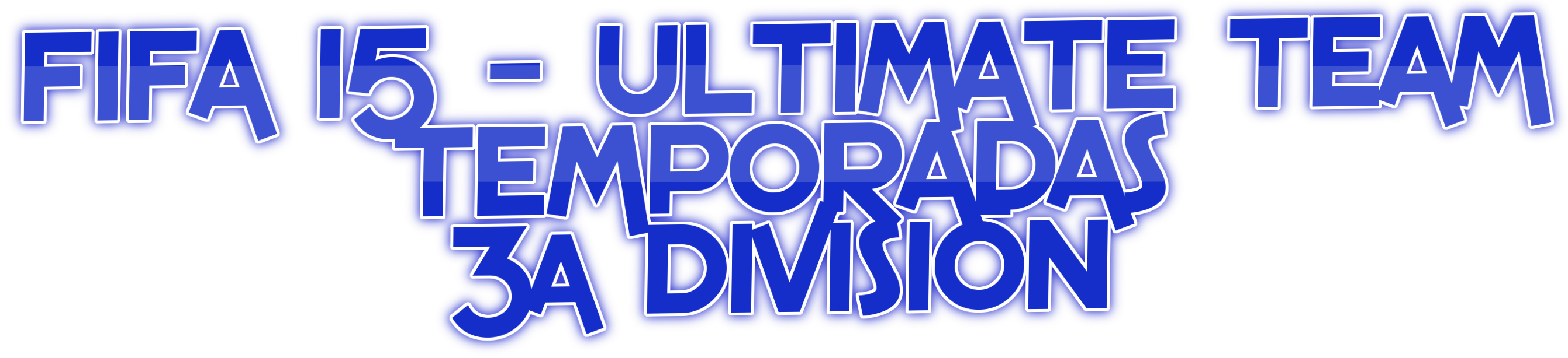 FIFA 15 - ULTIMATE TEAM TEMPORADAS 3a DIVISIÓN logo. Free logo maker.