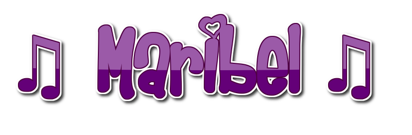 Maribel ♫ logo. Free logo maker.