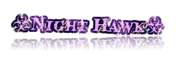 ☣Night Hawk☣ logo. Free logo maker.