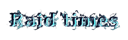 Raid times logo. Free logo maker.