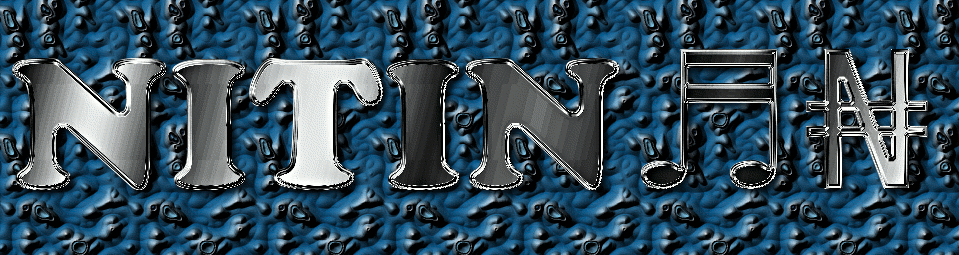 NITIN♬₦ logo. Free logo maker.