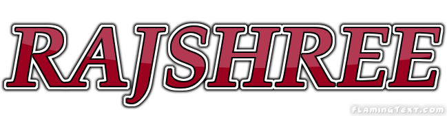 Rajshree Name Logo