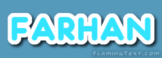 FARHAN logo. Free logo maker.