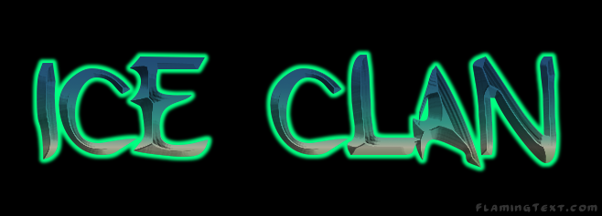 ICE CLAN logo. Free logo maker.