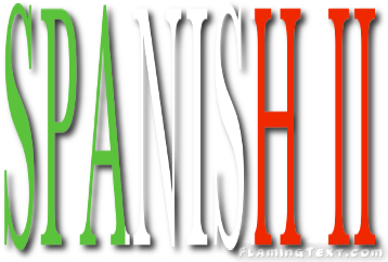 SPANISH II logo. Free logo maker.