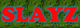SLAYZ logo. Free logo maker.