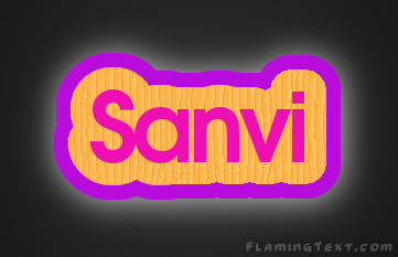 Sanvi logo. Free logo maker.