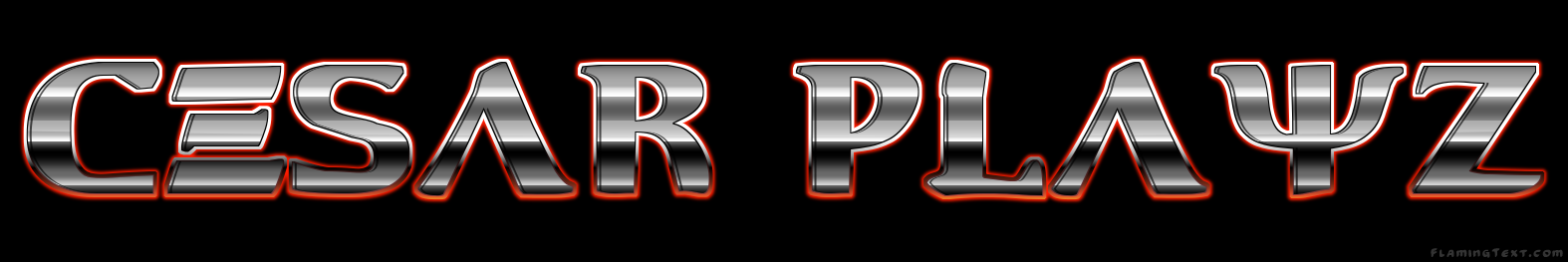 Cesar Playz logo. Free logo maker.