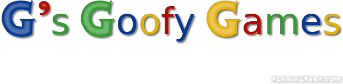 G's Goofy Games logo. Free logo maker.