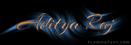 Aditya Raj logo. Free logo maker.