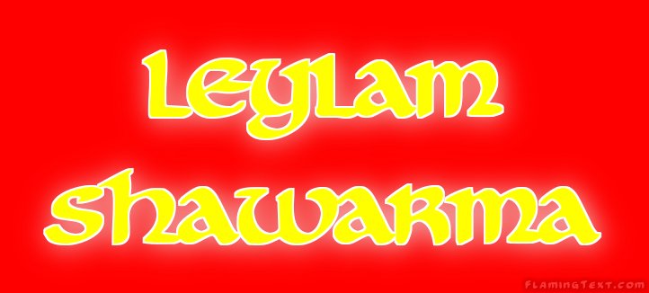 Logotipo De Leylam Shawarma