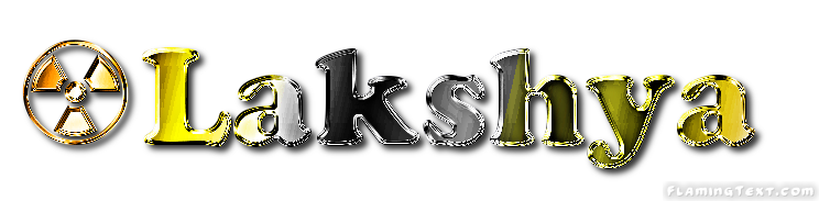 ☢Lakshya logo. Free logo maker.