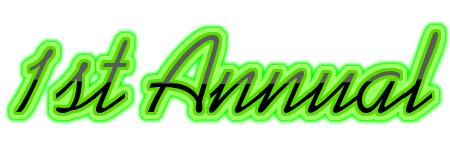 1st Annual logo. Free logo maker.